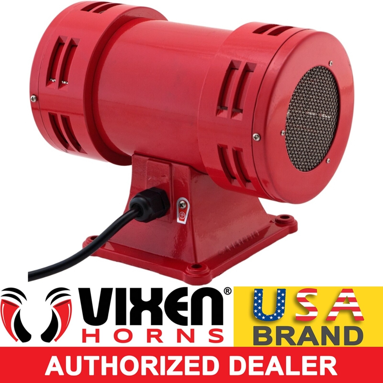INDUSTRIAL ELECTRIC MOTOR AIR RAID SIREN SCHOOL/FACTORY/ALARM 120V VXS ...