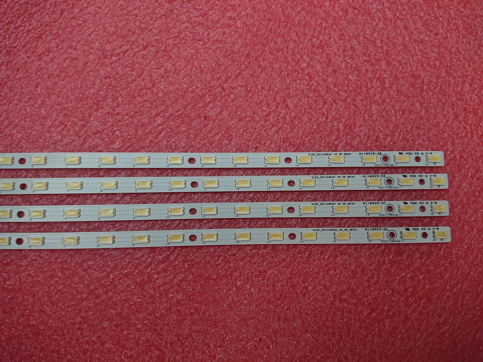 4pcs/set LCD-40LX330A LED strip GT0330-4 E329419 SLED_2011SSP40 36 GD ...