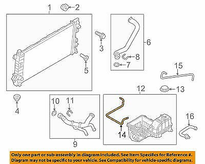 Ford BL3Z8075A Genuine OEM Overflow Hose for sale online | eBay