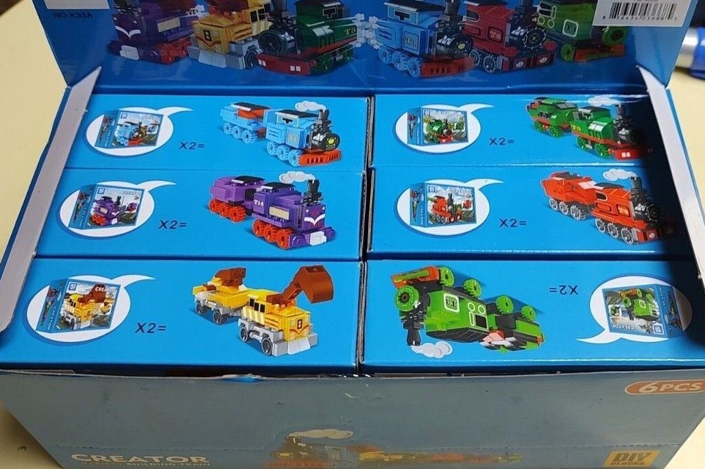 CREATOR Variety Building Blocks Train Set 6 Styles to Choose From (not ...