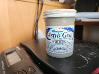 Mayco Ceramic Glaze - Astro Gem -AS547 Ice Blue 4 oz. Textured | eBay