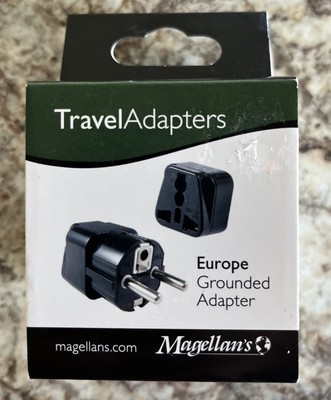 One Magellan’s Travel Adapter Europe Grounded Plug Adapter Travel ...