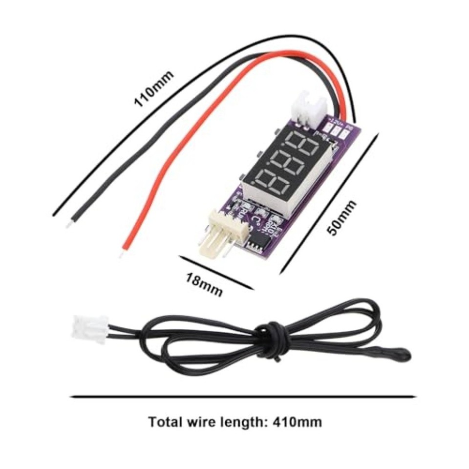 2pcs Temperature Controlled For PWM Fan Speed Controller Module 12V 3A ...