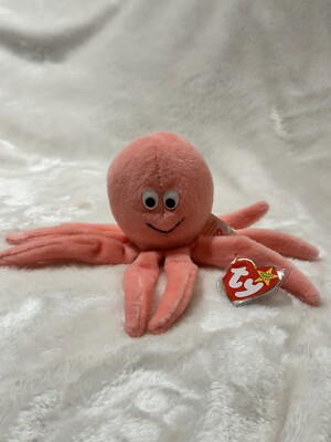 Ty Beanie Baby Inky 1994 with tag errors NEW -RARE 8421040285| eBay