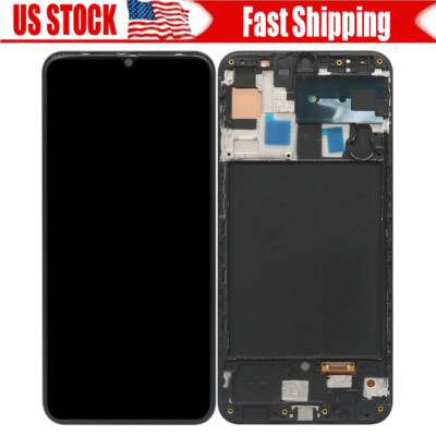 LCD Touch Screen Digitizer Assembly with Frame For Samsung Galaxy A50 ...