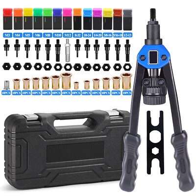 Rivet Nut Gun Kit Rivnut Tool Nut Setter Thread Setting Nutsert Tool ...