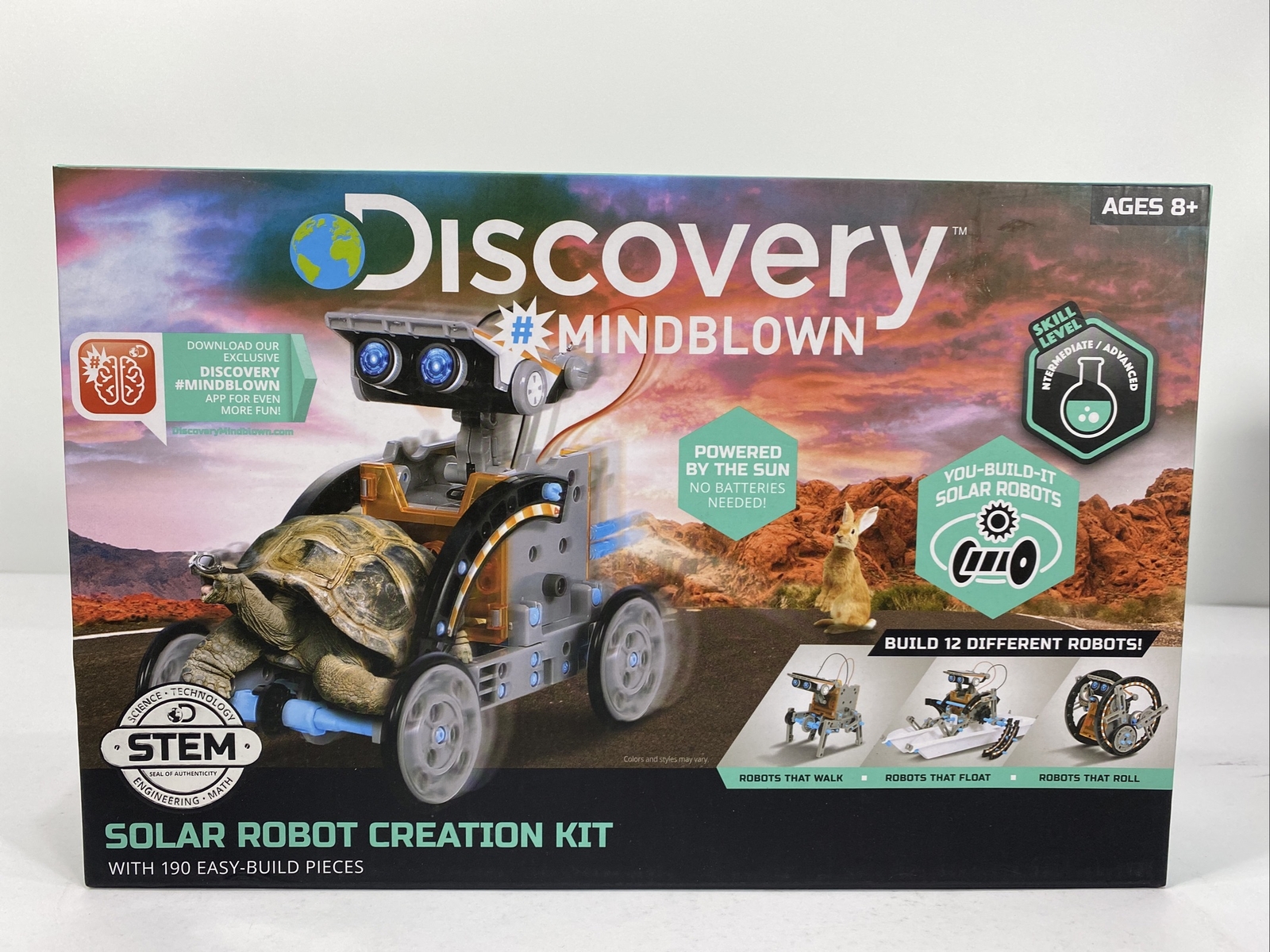 Discovery # Mindblown Solar Robot Creation Kit 190 Easy-Build Pieces ...
