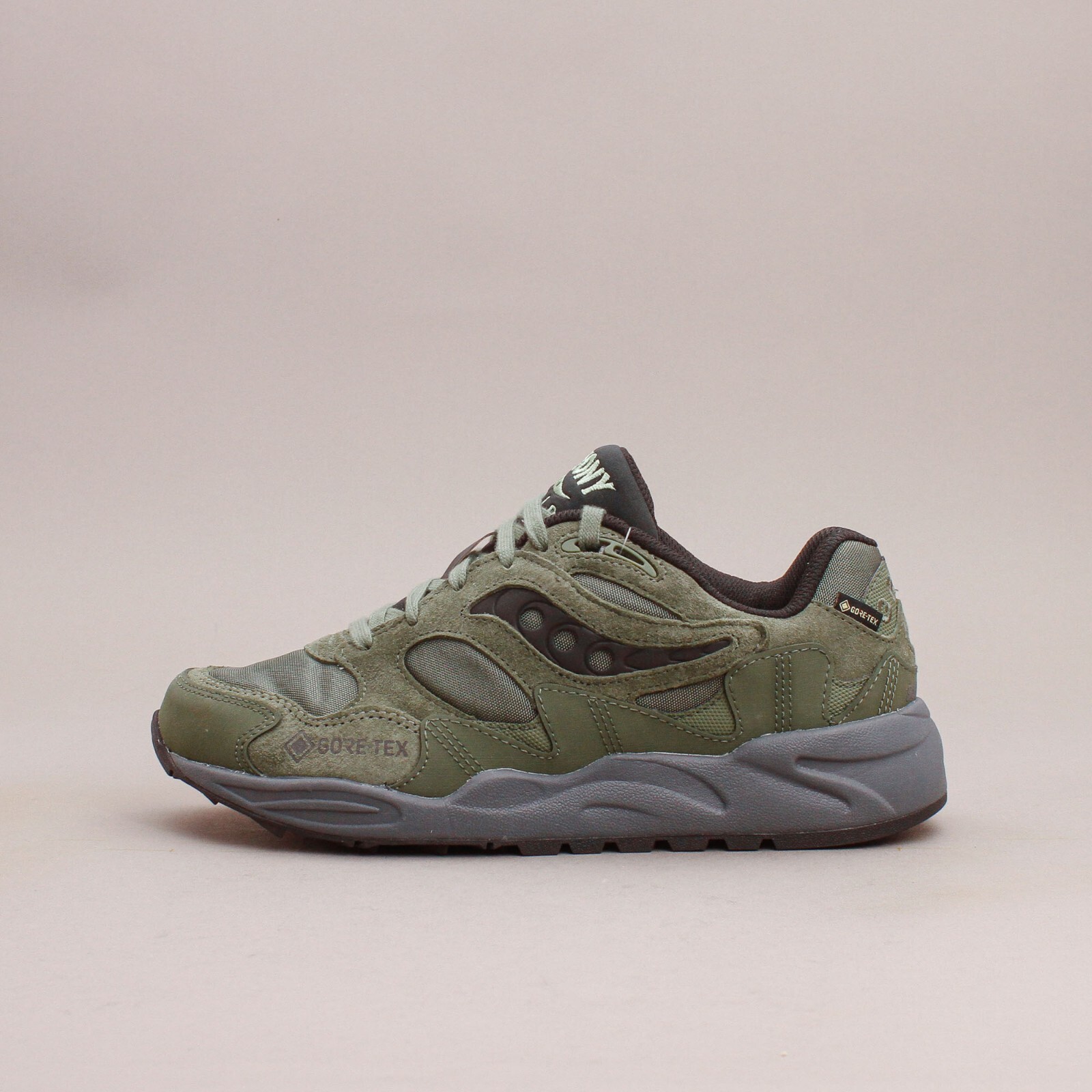 Saucony Originals Grid Shadow 2 GTX Gore-Tex Forest Black New Men Shoes ...