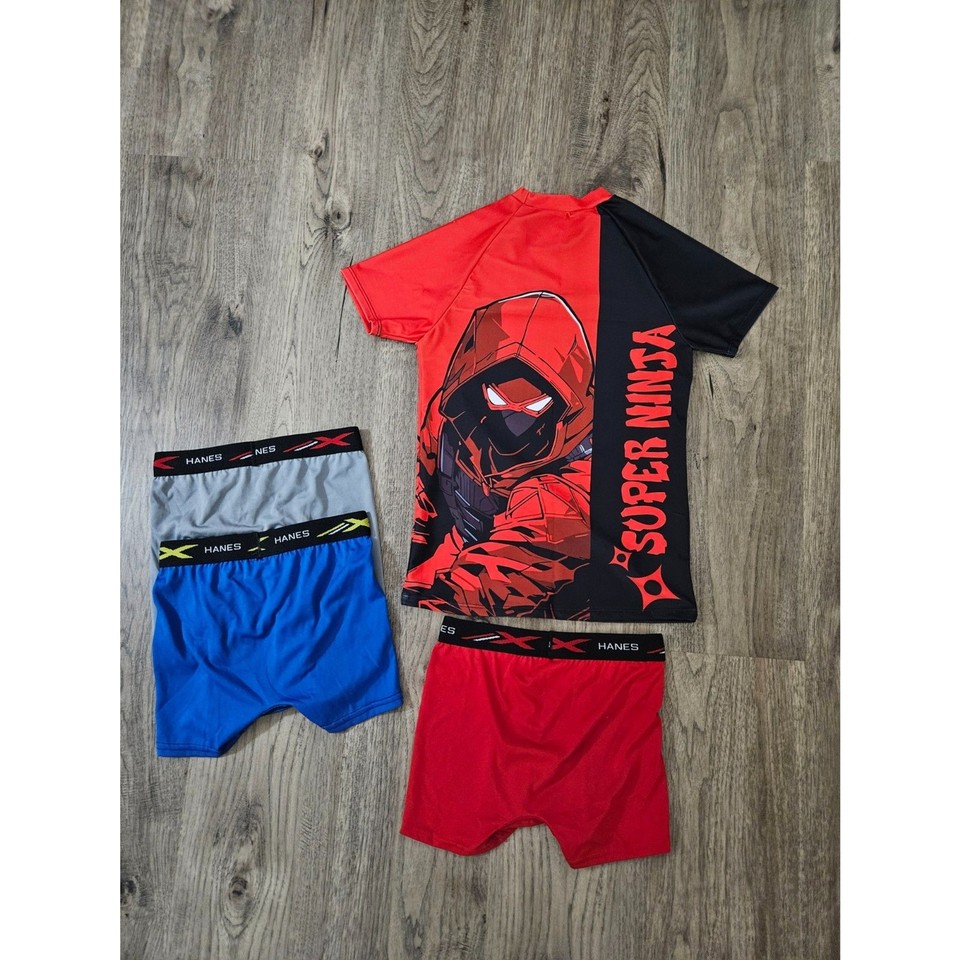 New Boys Mens Ninja Boxer Briefs Underwear Undies Kids Youth Pajamas ...