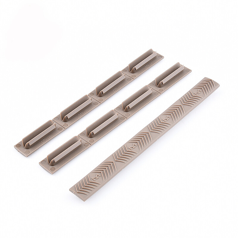 Plastic Rubber Tactical Anti-slip Strip for M-LOK Rail Protector Covers ...