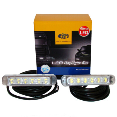Tagfahrlicht Satz Tagfahrleuchte 12/24/36V LED DRL Magneti Marelli | eBay