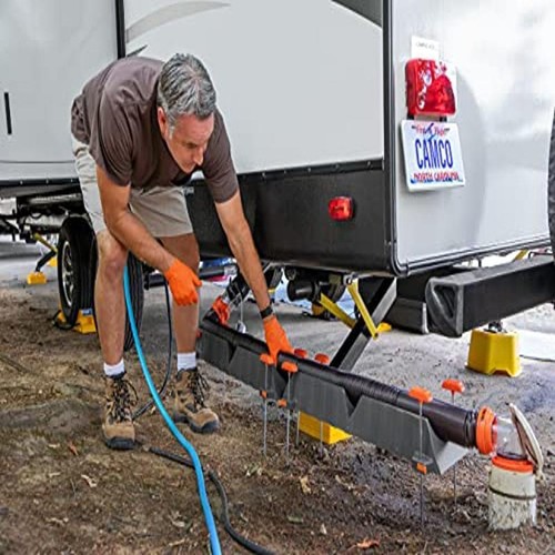 RV Sewer Hose Support Kit Stackable Portable 6 Sections Supports 20ft ...