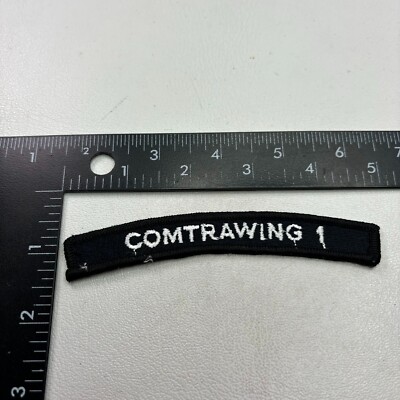 US Navy COMTRAWING 1 COMMANDER TRAINING AIR WING 1 Tab Patch (Rocker ...