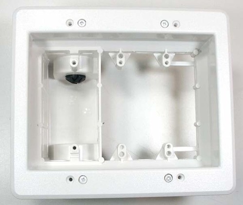Arlington TVBU507 - Recessed 3 Gang Dual Voltage Work Box - White | eBay