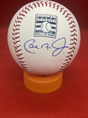 CAL RIPKEN JR. AUTOGRAPHED SIGNED HALL OF FAME Ball Orioles Beckett COA ...
