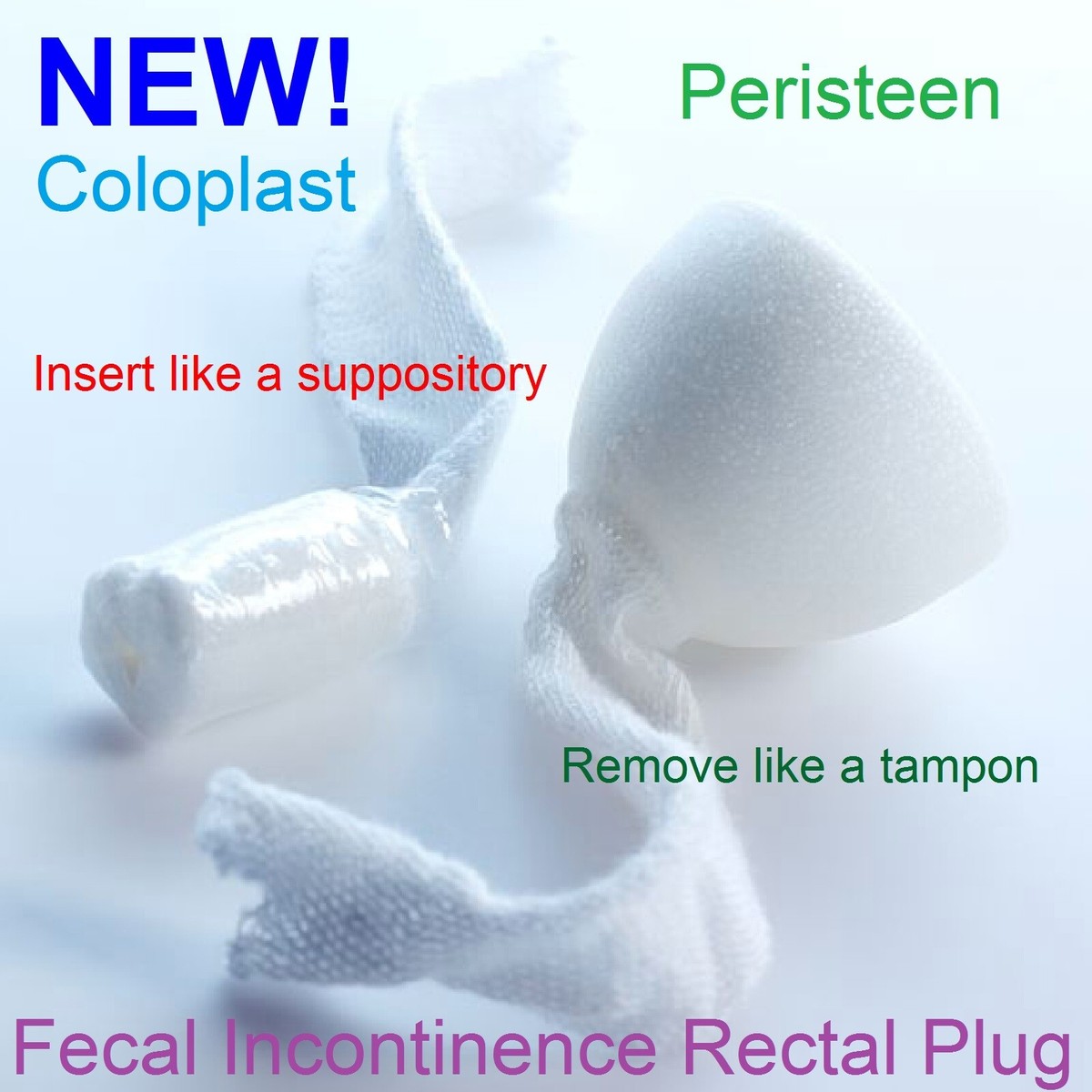 Ostomy Anal-Stump Mucus Rectal Plug Fecal Incontinence Leakage Sample ...