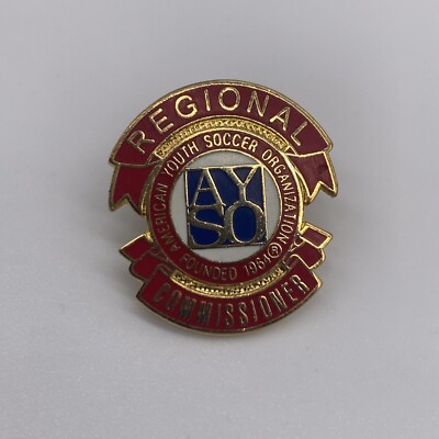 AYSO Regional Commissioner Enamel Lapel Hat Pin | eBay