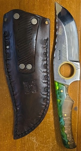 Luke Mattern Fixed Knife Vintage Farriers Rasp - 9 5/8" w/ Original ...