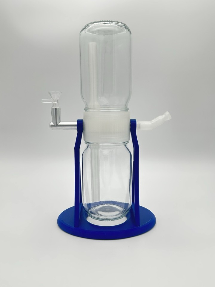 360 Rotating Gravity Bong/Hookah Water Pipe. Ocean Blue/Clear Edition ...