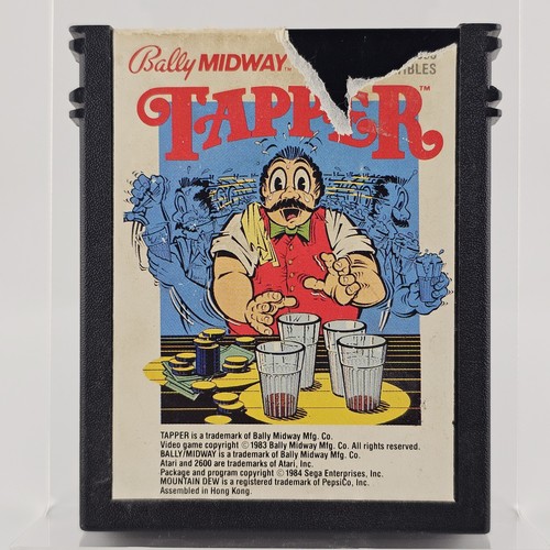 Rare Sega TAPPER (Atari 2600, 1984) Bally Midway Game Cartridge Only 69088854622| eBay