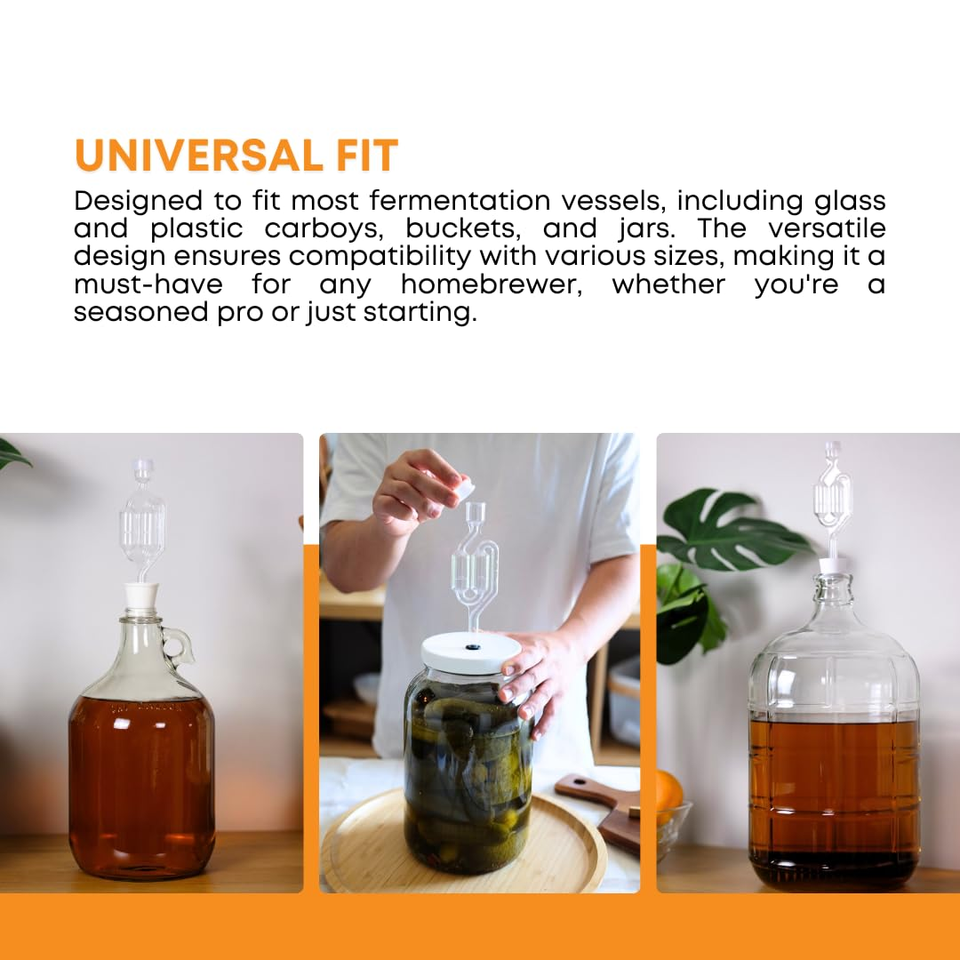 Airlocks for Fermenting (Set of 10) | Bubble Airlock for Wine Making and Beer Ma | eBay