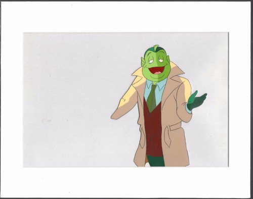 Fish Police Gil original production animation cel and drawing Hanna ...