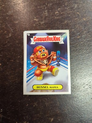 2007 Garbage Pail Kids All New Series 6 RUSSEL MANIA 16b Card GPK Hulk ...
