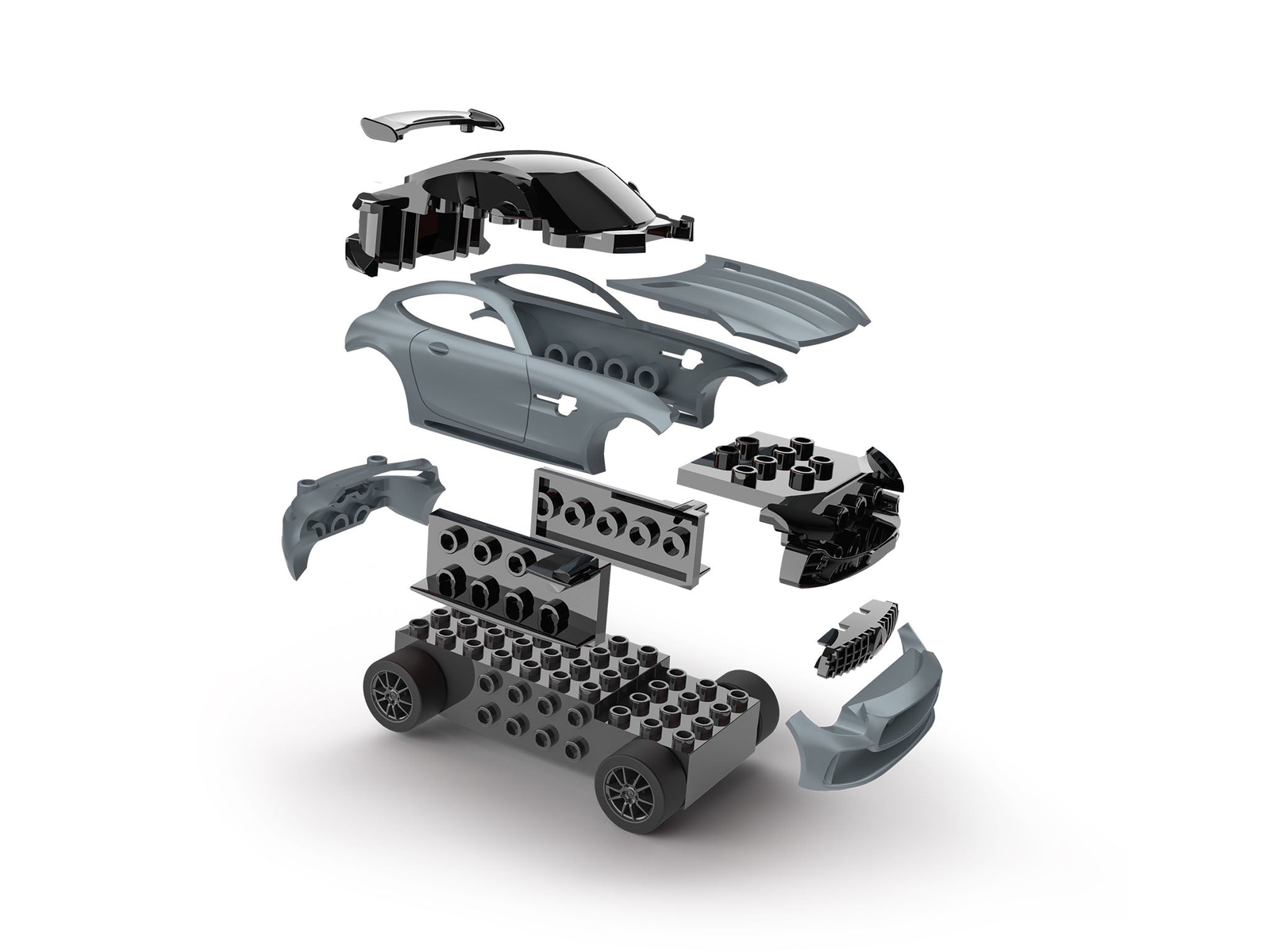 Revell 23152 1/43 Mercedesamg Gtr Grey | eBay