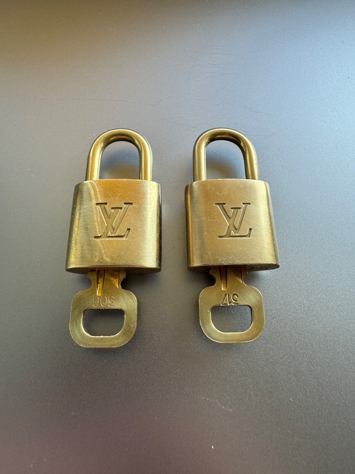 Vintage Louis Vuitton 317 & 306 Lock Padlock #06 - Gem