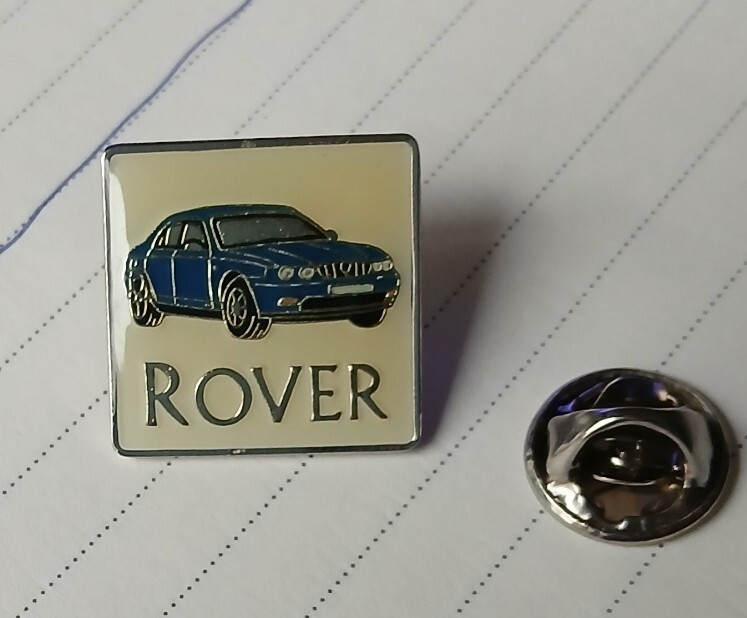 ROVER 75 SALOON IN BLUE ENAMELED METAL LAPEL PIN BADGE CLASSIC CAR ...