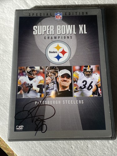 Hines ward Autographed NFL Super Bowl XL Pittsburgh Steelers DVD | eBay