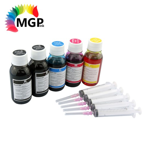 5x Refill Ink kit Canon PGI-520 BLACK CLI-521 MP560 MP620 MP630 MP640 ...