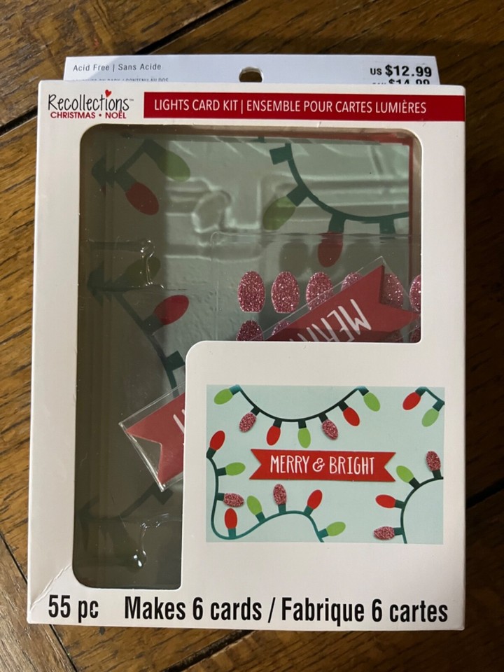 Recollections Christmas Holiday Card Making Kit, 6 Kit Selection, 6 ...