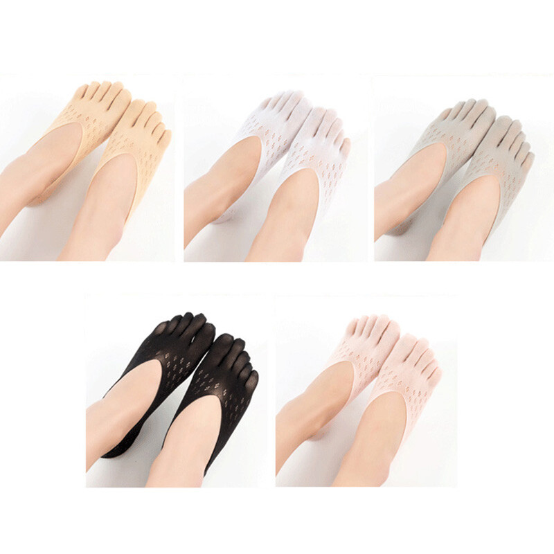 Women Invisible Orthopaedic Compression Socks Toe Socks Ultra Low Cut ...