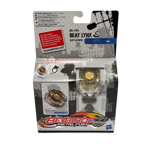 Beat Lynx AD145WD Metal Fury Beyblade BB-109 by Hasbro | eBay