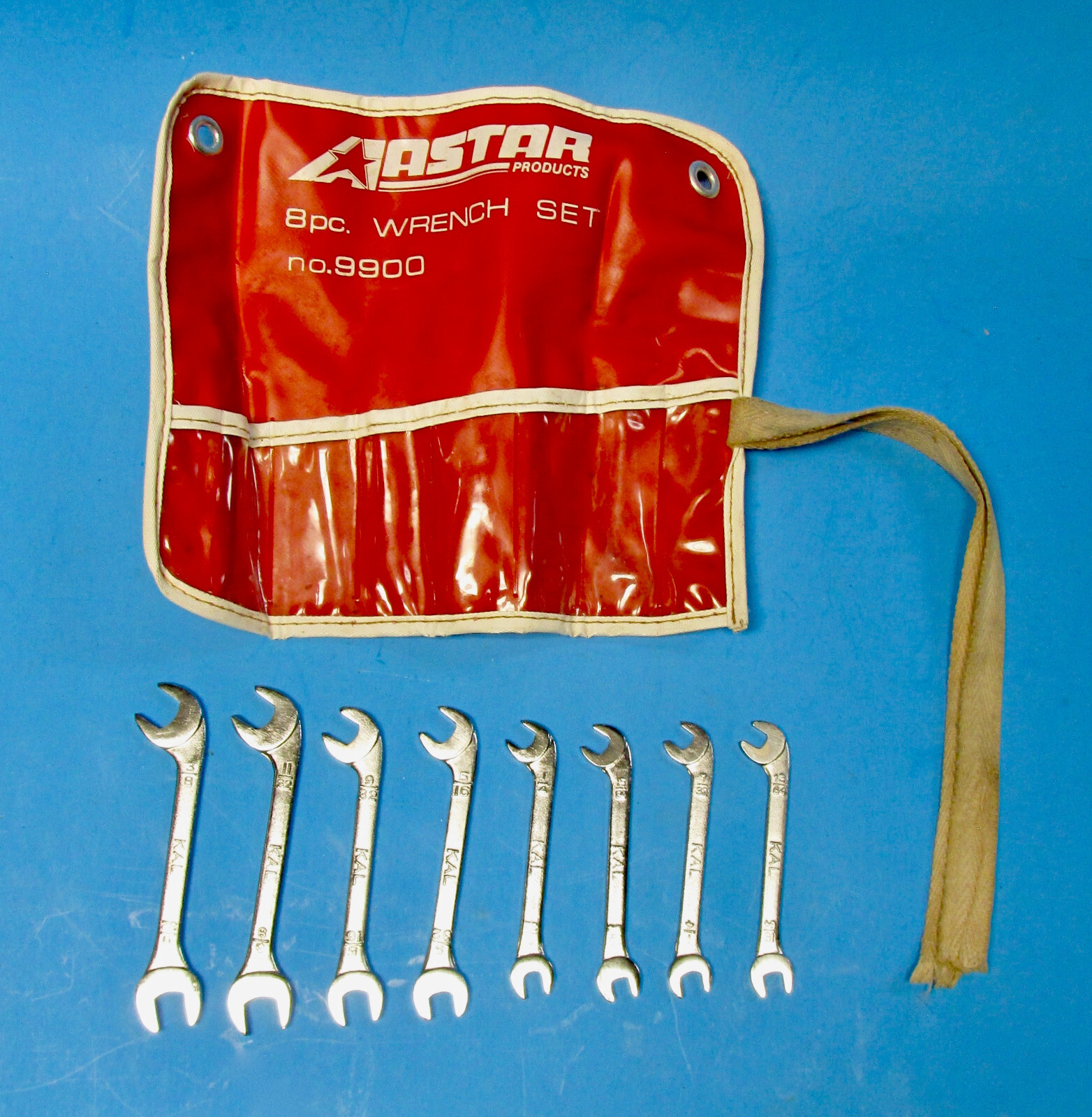 MINTY Vintage KAL Tools No 9900 Ignition Wrench Set 13/64" - 3/8" ASTAR ...