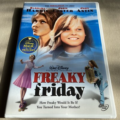 Freaky Friday (DVD 1976) Walt Disney Original Barbara Harris Jodie ...