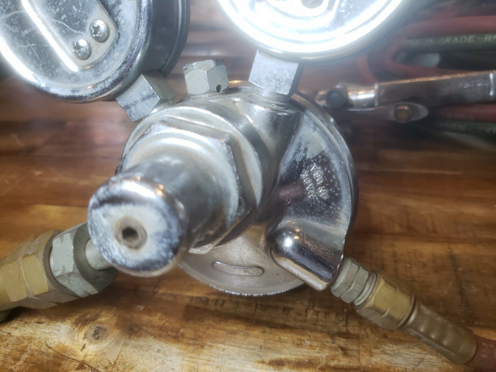 Harris Eutectic Maintenence Monitor Regulators and welding torch. Used ...