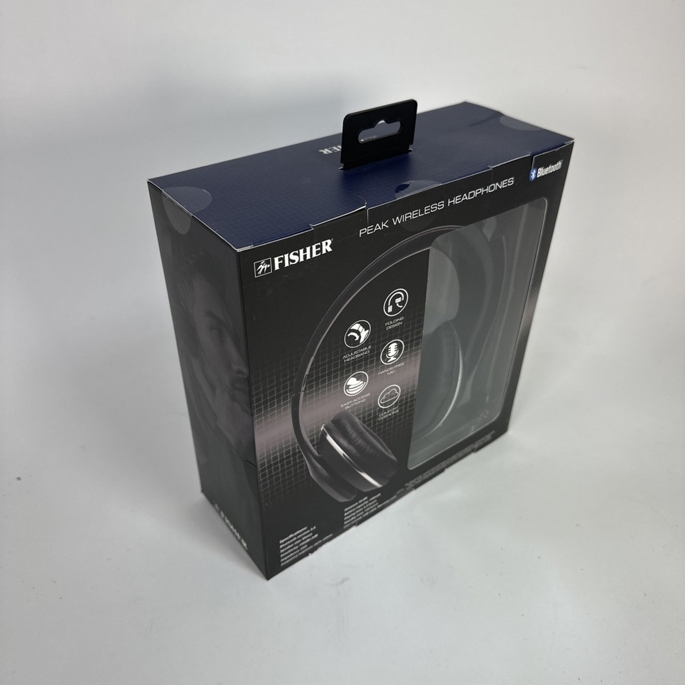 Fisher Peak Wireless Headphones Bluetooth Over The Ear Headphones Made ...