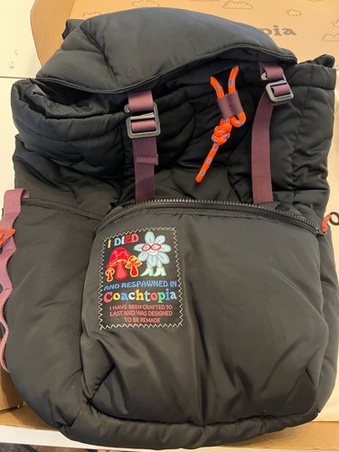 Coach Coachtopia Backpack Super Plush Black Eco Friendly | eBay