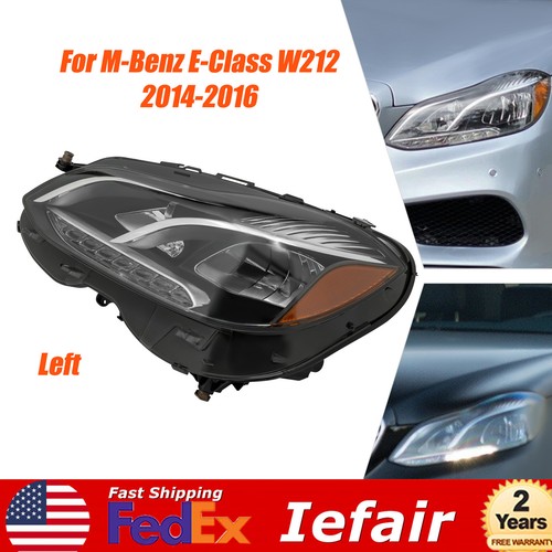 Left Side LED Headlight Headlamp For 2014-2016 M-Benz W212 E-Class ...