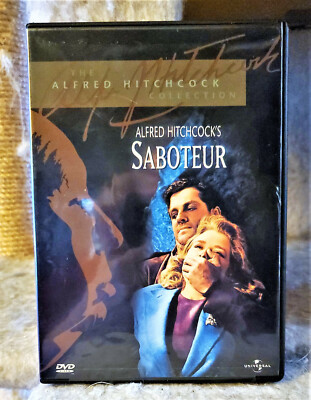 SABOTEUR (2000 DVD) Original Universal DVD, RARE OOP, Hitchcock! LIKE ...