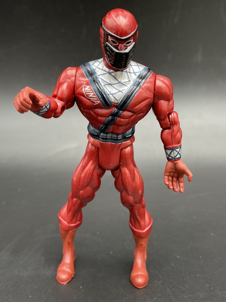 VTG Sunco Xtreme Ninja 2001 Poseable Action Figure Red W/ Armor | eBay