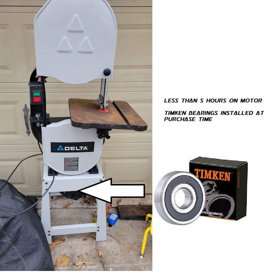 14" Band Saw 120v Delta 3/4hp 1ph 28-276 Electric Motor replacement ...