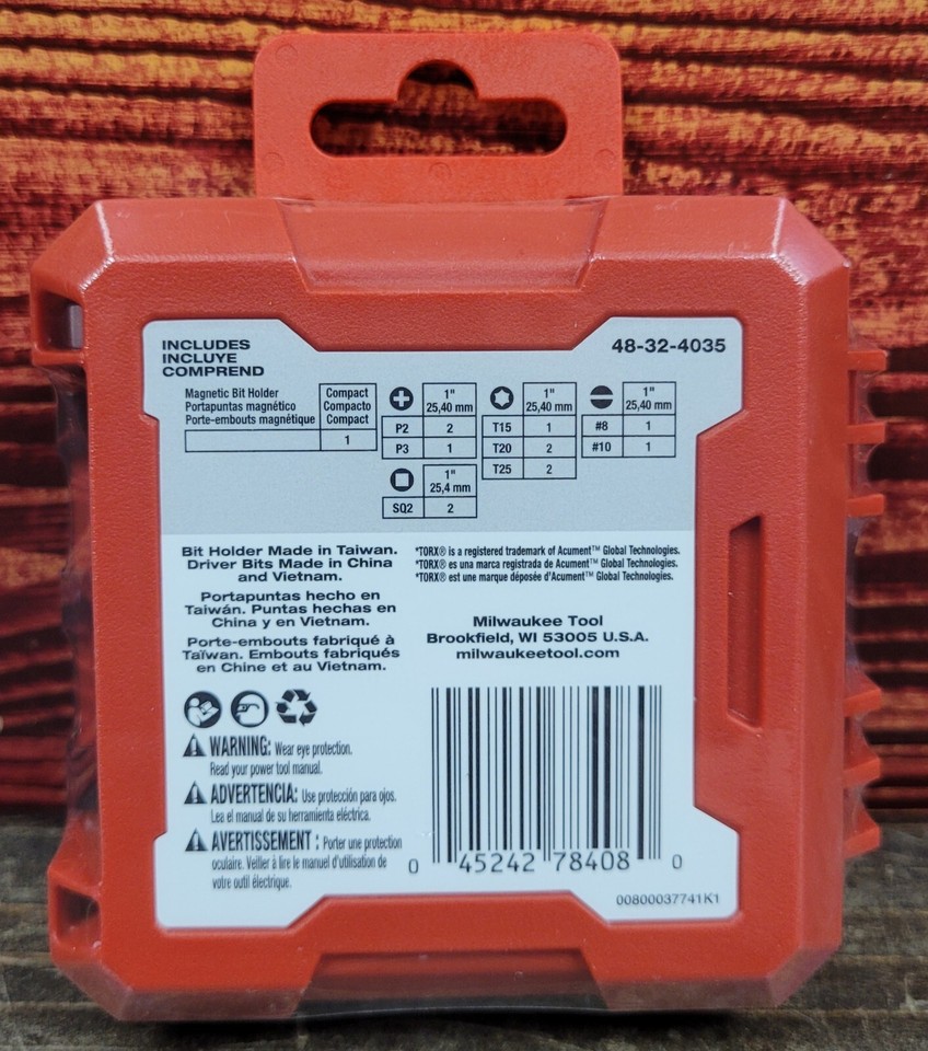 Milwaukee 13pc Impact Driver Bit Set (48-32-4035) (NEW) | eBay