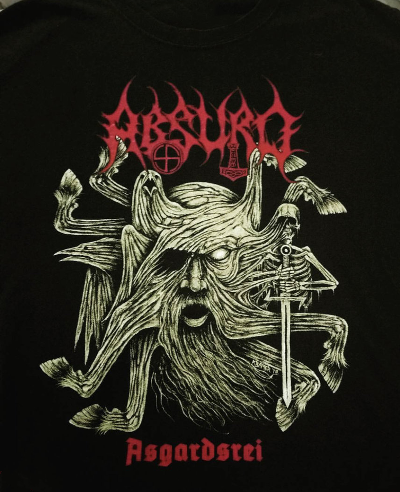 New Popular Absurd Band Black T-Shirt Cotton Full Size Unisex | eBay