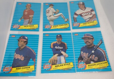 Lot Of 60 1986 Fleer Baseball Future Hall Of Famer Cards 8 Complete ...