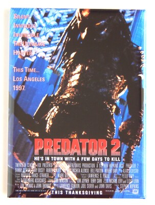 Predator 2 FRIDGE MAGNET movie poster "style B" | eBay