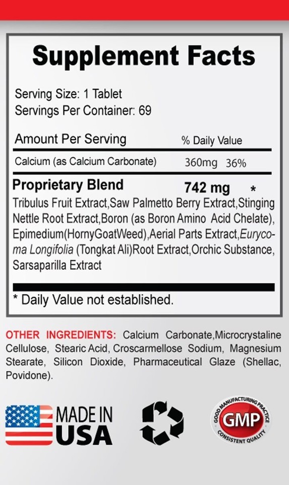 💫 Elevate Your Love Life MENS PERFORMANCE & LIBIDO BOOST PILLS Boost ...