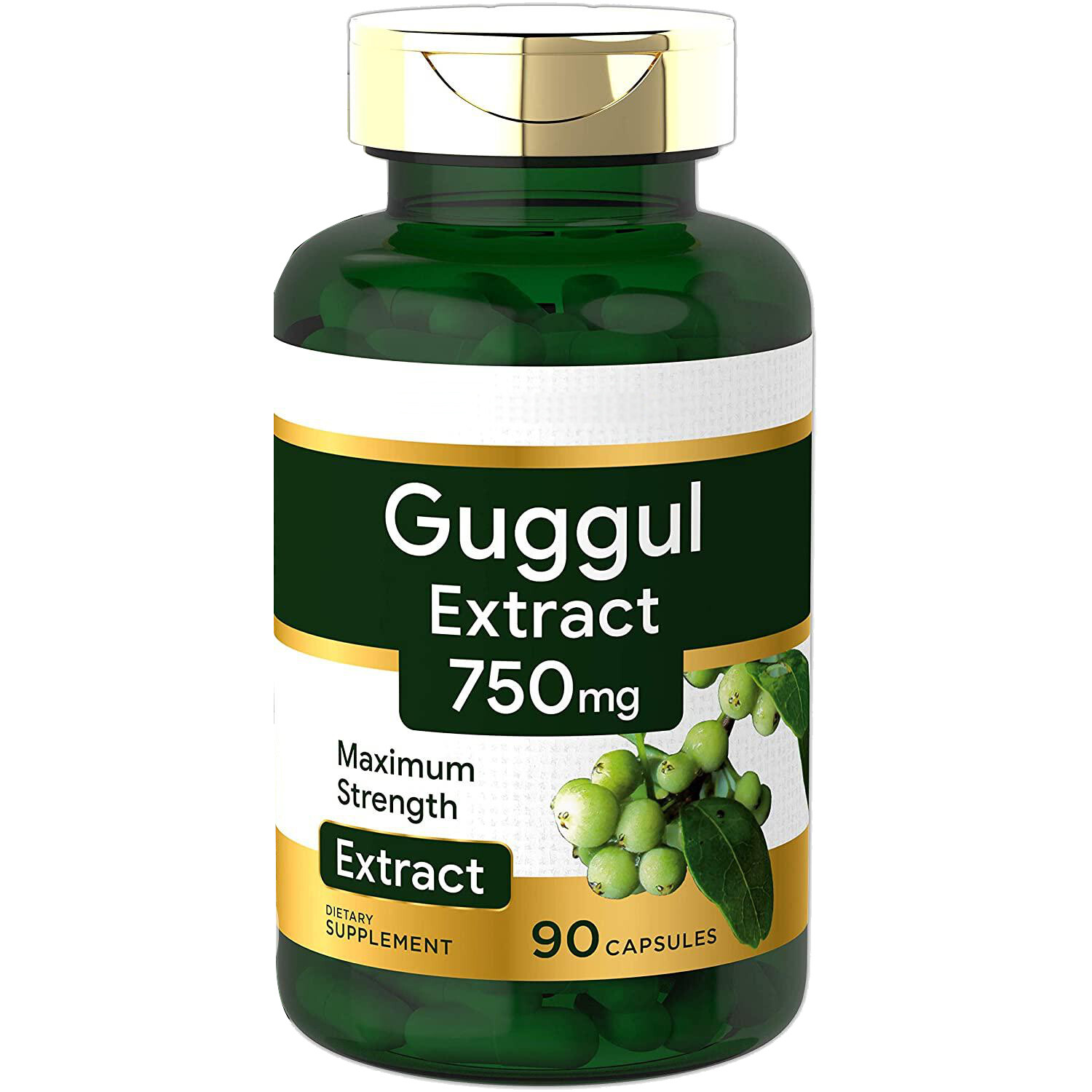 Guggul Extract (2.5% guggulsterones) 90Caps 750mg Standardized ...